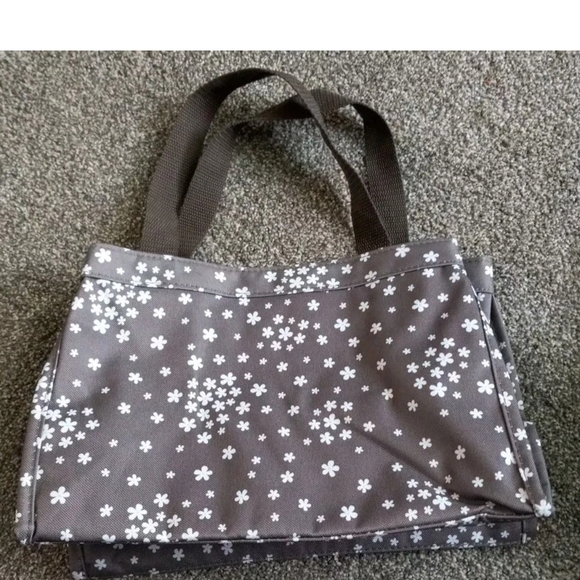 thirty-one | Bags | Thirtyone Gray And White Star Pattern Tote Bag ...